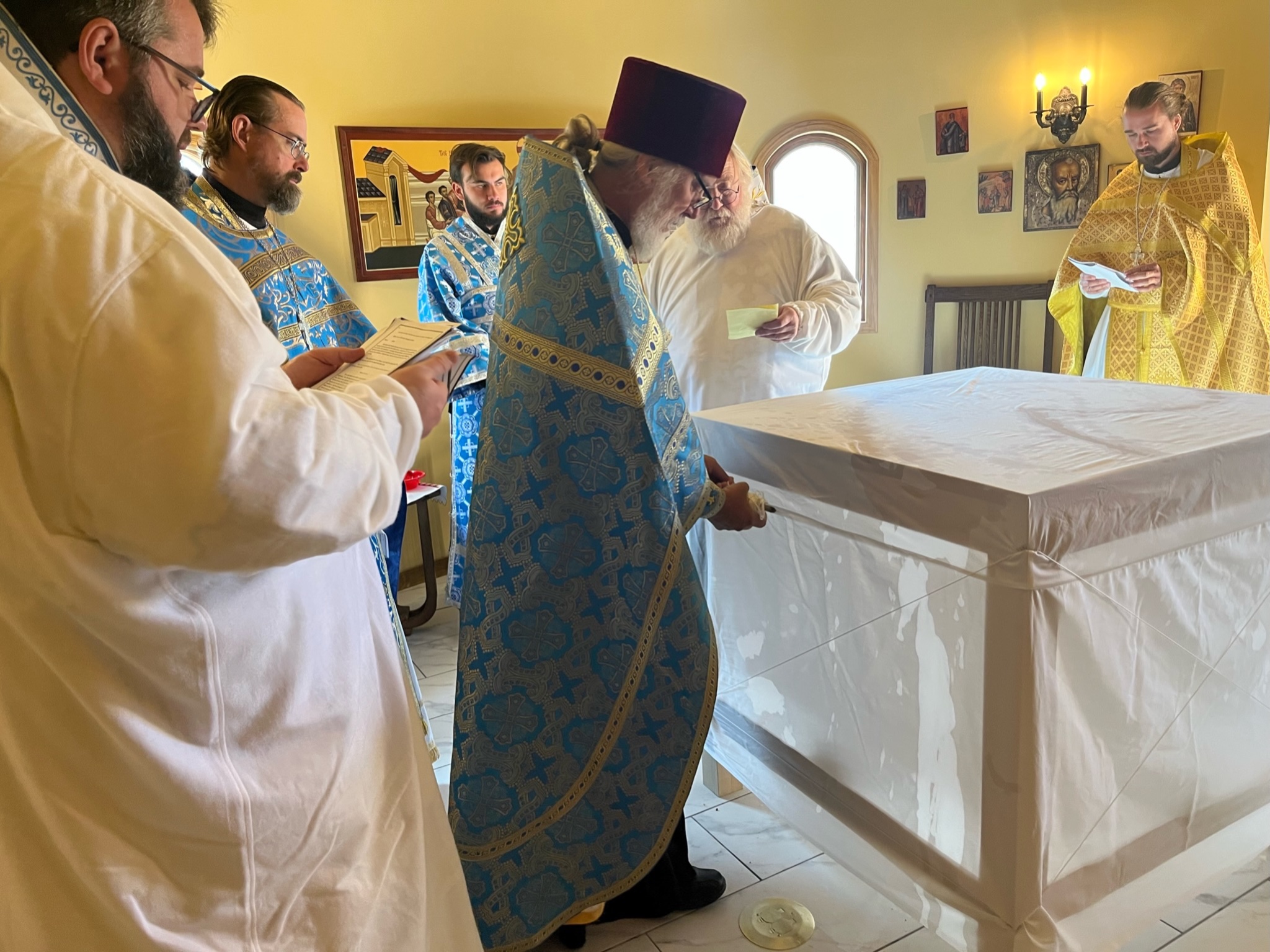 Protection of the Virgin Mary Monastery Consecration - DOWOCA.org